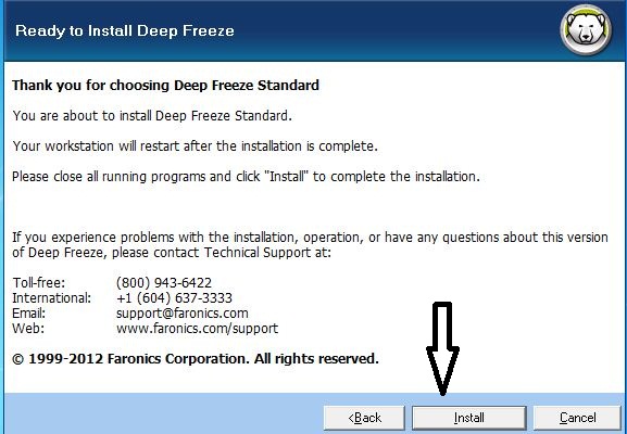 Programme complet Deep Freeze 2021 avec méthode d'installation