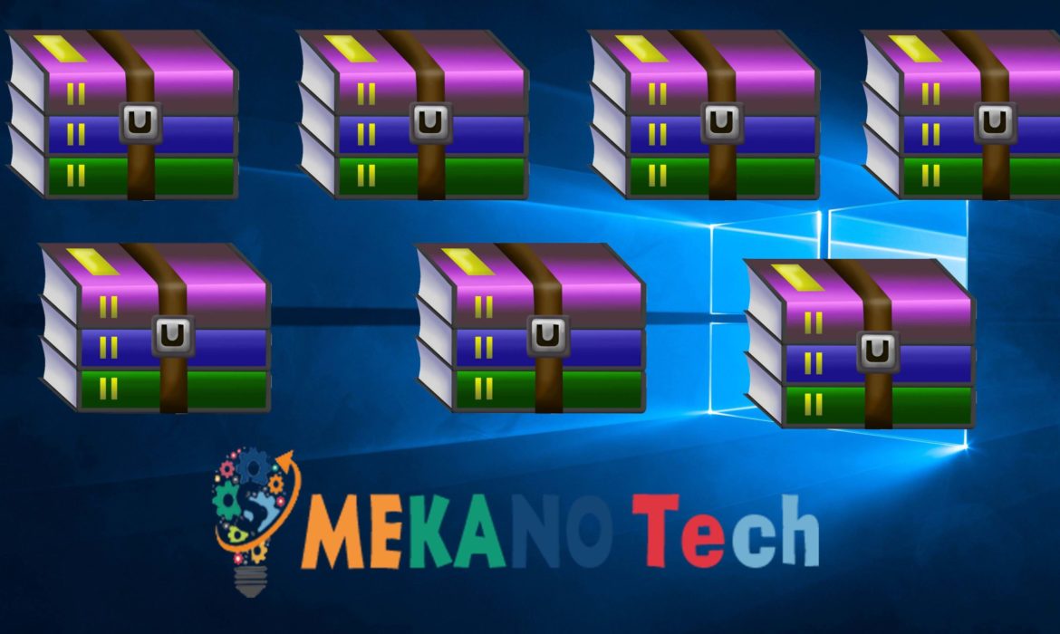 How to split a zip file into parts - ميكانو للمعلوميات