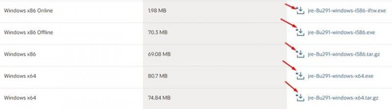 下载 Java 8 Update 291 - 功能、补丁和安装 - Mekano Tech