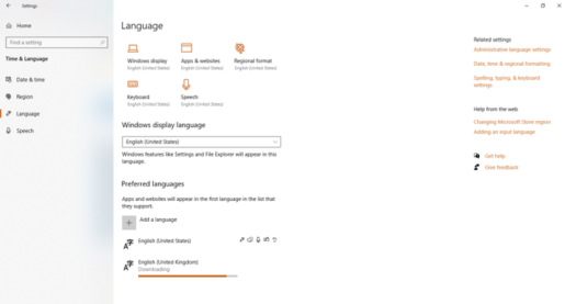 Come installare i pacchetti lingua su Windows 10 - Mekano Tech