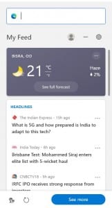 如何在 Microsoft Edge 上启用新闻和天气小部件 - Mekano Tech