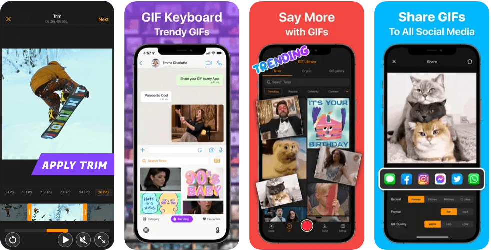 Las 12 mejores aplicaciones GIF para iPhone - Mekano Tech