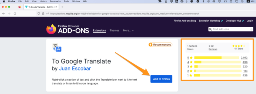 Explicando e instalando la extensión Google Translate en navegadores ...