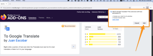 Explicando e instalando la extensión Google Translate en navegadores ...