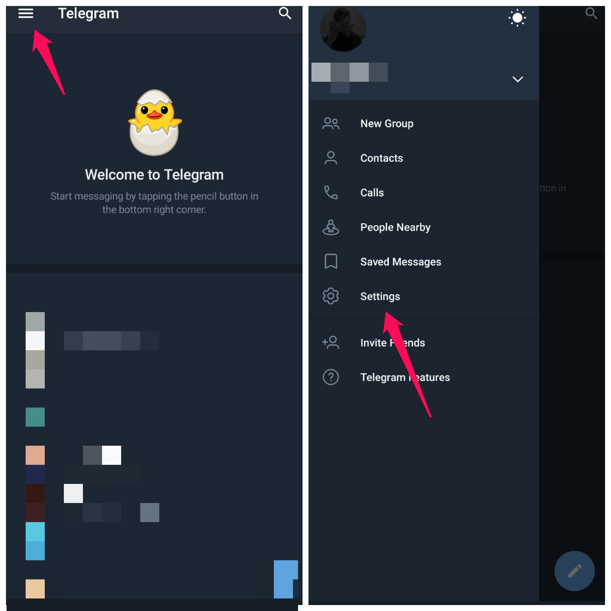 Cách sử dụng hình nền động trong Telegram - Mekano Tech
