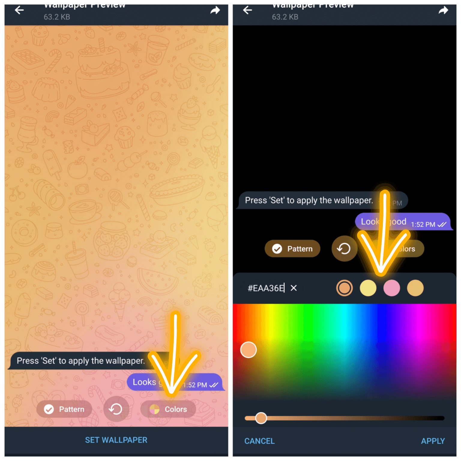 Cách sử dụng hình nền động trong Telegram - Mekano Tech
