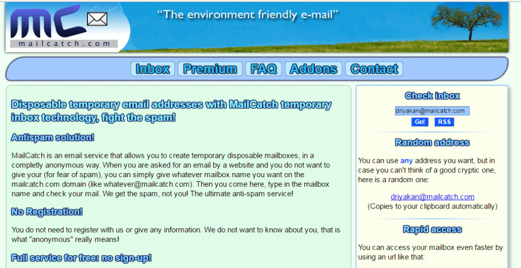 몇초 안에 가짜 이메일 주소 만드는 방법 10개 사이트 - 메카노테크