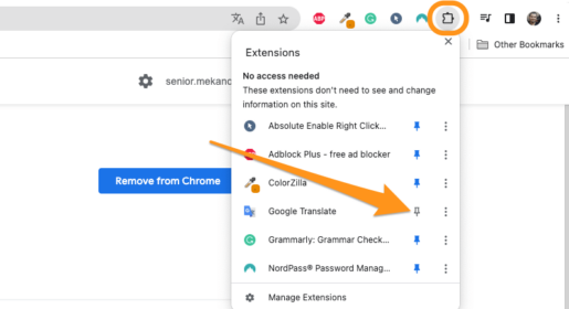 Expliquer et installer l'extension Google Translate sur les navigateurs ...