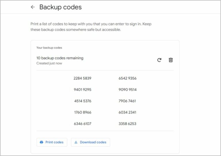 So generieren Sie Google Backup-Codes – Mekano Tech