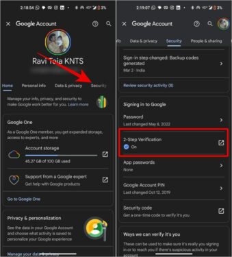 Cómo generar códigos de respaldo de Google - Mekano Tech